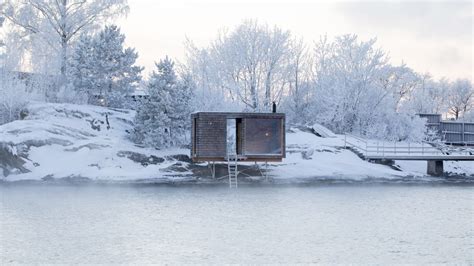 Oslo Works Perches The Hotspot Sauna On Coast Of Norway