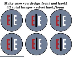 Double Sided 2d Ball Style Edible Image Lollipop