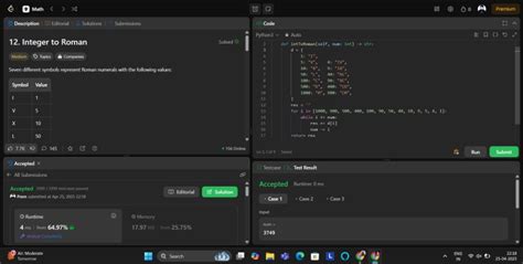 Day93 100daysofcode Dsa Python Arrays Math Codingchallenge
