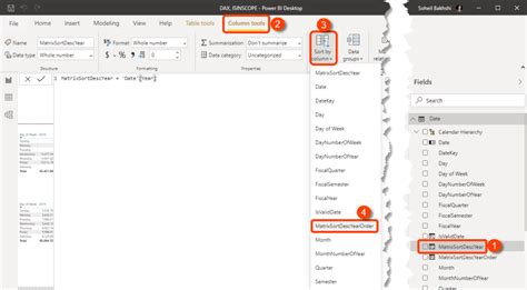 Quick Tips How To Sort Matrix By Column In Descending Order Bi Insight