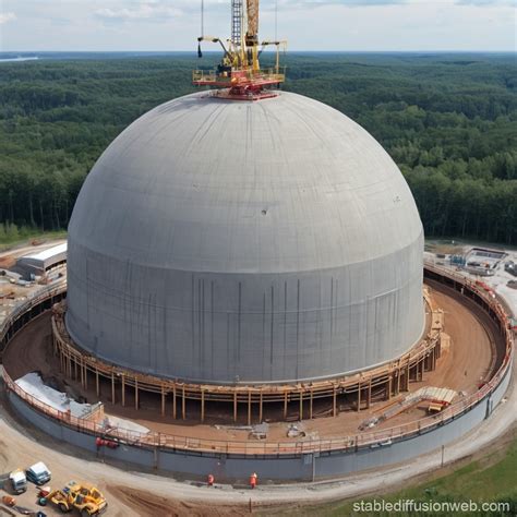 Lng Tank Construction Stable Diffusion Online