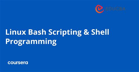 Linux Bash Scripting And Shell Programming Coursera