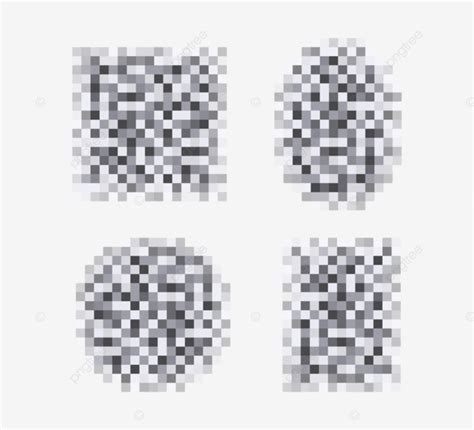 Blur Effect Vector Hd Images Censor Blur Effect Texture For Face Or Nude Skin Isolated On White