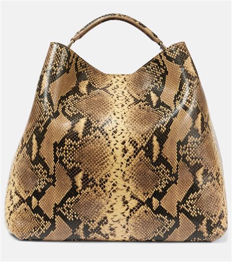 Leather Shoulder Bag In Beige Dries Van Noten Mytheresa