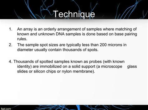 Microarray Cell Biology Ppt