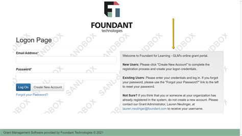 customize the logon page message foundant technologies