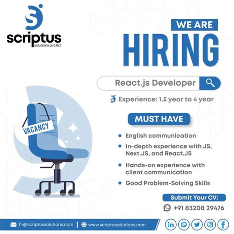 Opportunity Hiring Growth Reactjs Friendlyenvironment Learning