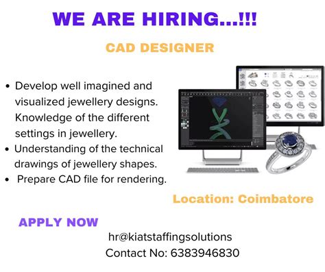Aarthi Subramaniyan On Linkedin Hiring Hiringnow Caddesigner Jewellery Designer Coimbatore