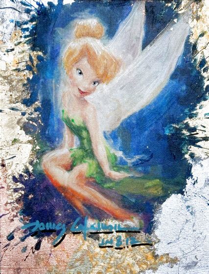 Tinkerbell Unique 2020 Mixed Media On Canvas By James Coleman For Sale On Art Brokerage