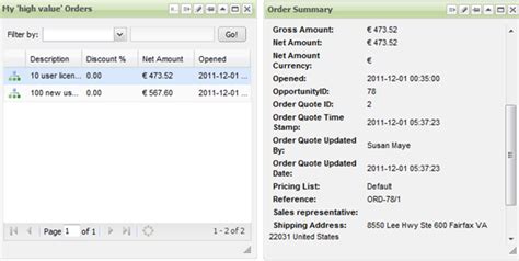 Sdata Gadgets On The Interactive Dashboard Sage Crm Hints Tips And