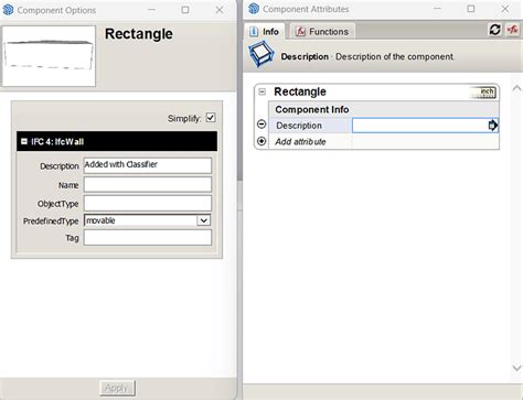How To Add Classification To A Component From Trimble Creatorlive Component Pro Sketchup