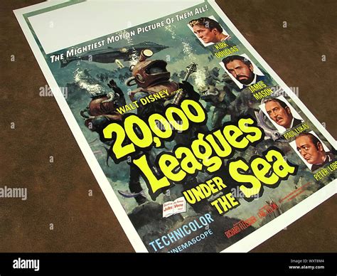 20000 Leagues Under The Sea 1954 Poster