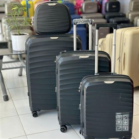 خرید و قیمت چمدان مسافرتی 4تیکه سومیت کد 813 چمدان پلی پروپیلن کلاس