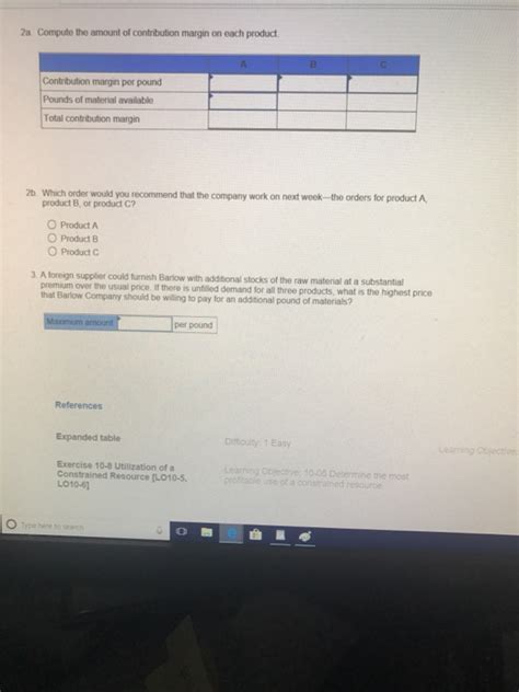 solved exercise 10 8 utilization of a constrained resource