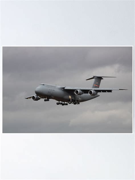 Lockheed C5m Galaxy Poster By Dan Newton Redbubble
