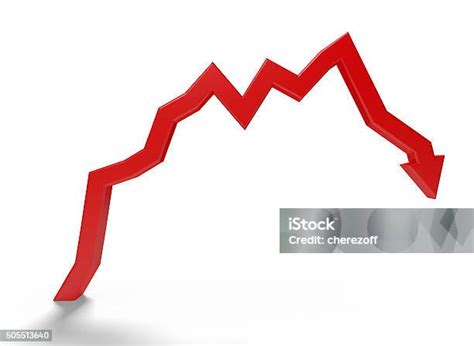 빨간색 화살표 모양인 아래 그래프에 대한 스톡 사진 및 기타 이미지 그래프 그림자 금융 Istock