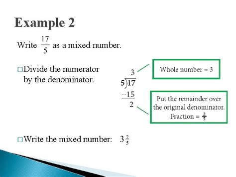 Lesson 2 Rational Numbers Equations Mixed Numbers And