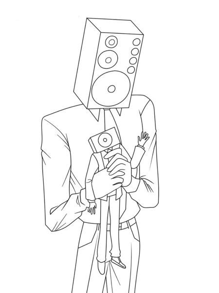 Skibidi Toilet Coloring Pages