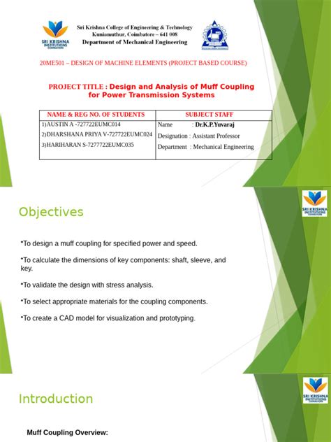 Muff Coupling Design For Power Systems Pdf