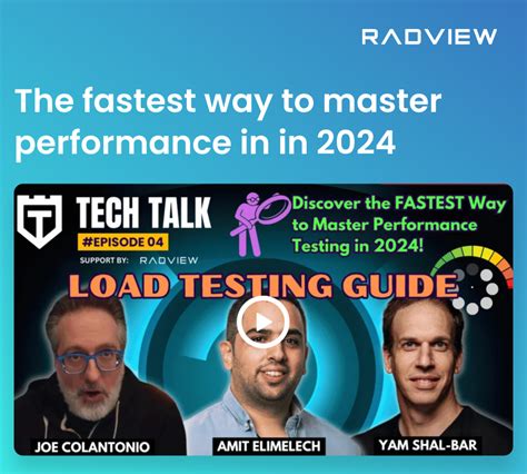 Simplify Performance Testing With Webload And Ai Insights Radview
