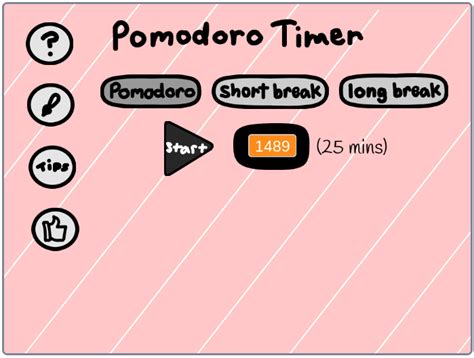 Pomodoro Timer Devpost