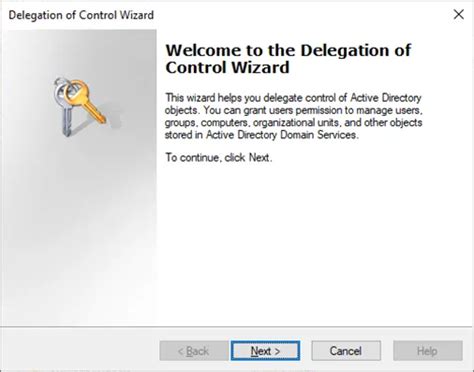 how to delegate password reset permissions in active directory