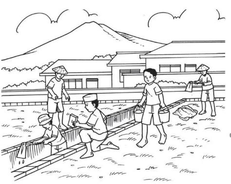 Sketsa Gambar Tolong Menolong Tolong Menolong Jernih Co Hal Kutch