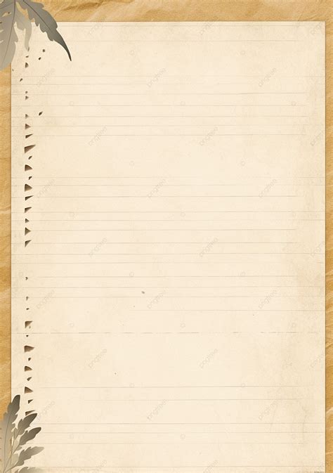 Notebook Sheet With Pieces Of Old Paper Background Wallpaper Image For Free Download Pngtree