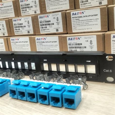 Patch Panel Cat6 UTP 24 cổng BTON ID 70406446 CÔNG TY TNHH CÔNG NGHỆ THƯƠNG MẠI VIỄN