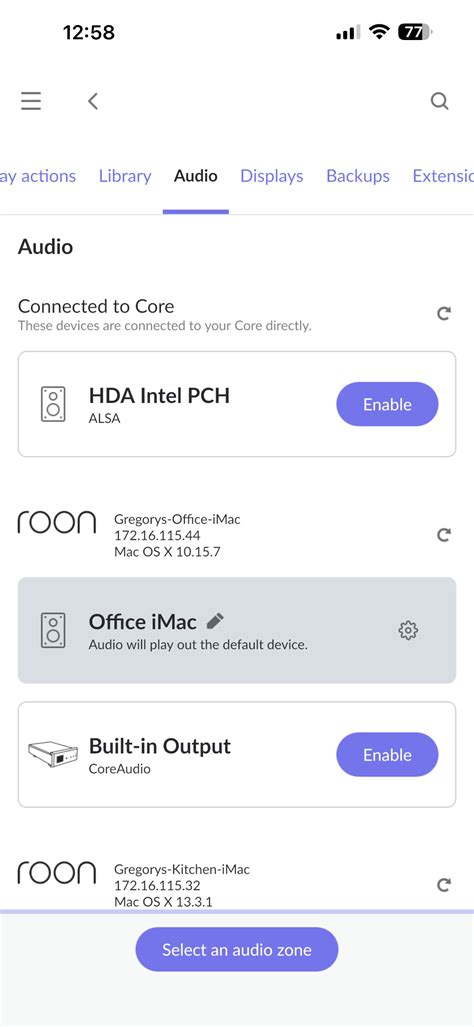 Missing Audio Device For Playback Tinkering Roon Labs Community
