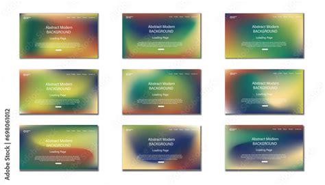 Set Of Sign Up And Sign In Forms Colorful Gradient Gradient Uiux