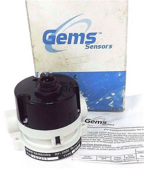 NIB GEMS SENSORS 162211 RF 2500 ROTOR FLOW TYPE RFS Everything Else