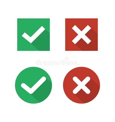 Icono De La Marca De Verificación En Estilo Plano De Moda Stock De