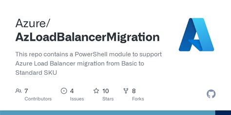 github azure azloadbalancermigration this repo contains a powershell module to support azure