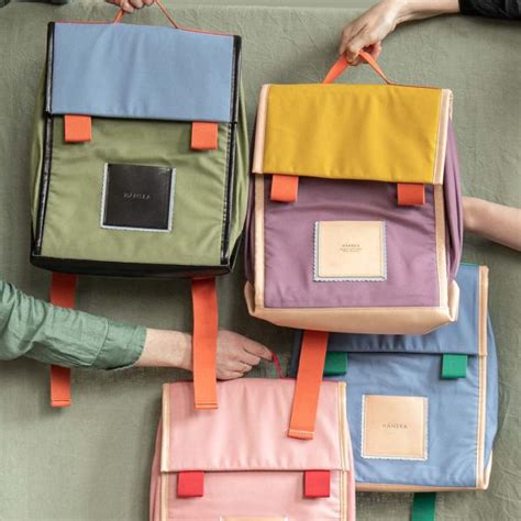 Schultasche Von Hänska Aus Bio Baumwolle In Dusty Lavender Lila Lämmchen Onlineshop