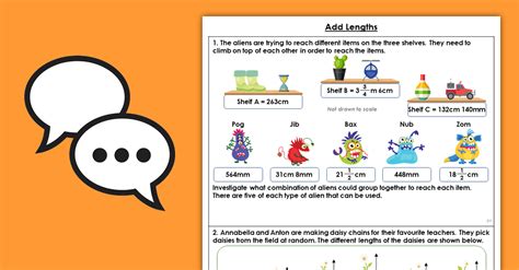Length And Perimeter Year 3 Add Lengths Discussion Problems Classroom