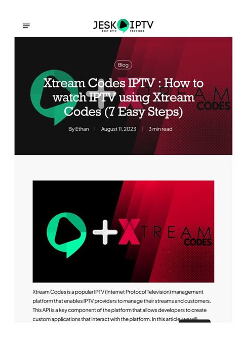 Xtream Codes Pdf Xtream Codes Pdf