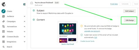How To Export Mailchimp Campaign As Csv Excel Pdf Html Blog