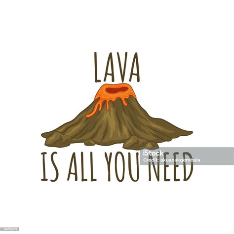 용암은 당신이 필요로하는 모든 것입니다 티셔츠 머그잔 포스터 또는 기타 상품에 대한 타이포그래피 견적 디자인을 사랑합니다 T 셔츠에 대한 스톡 벡터 아트 및 기타 이미지