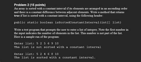 Solved Problem 2 15 Points An Array Is Sorted With A