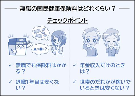 無職の場合の国民健康保険料はいくら？所得が少ないと安くなる？ 税金・社会保障教育