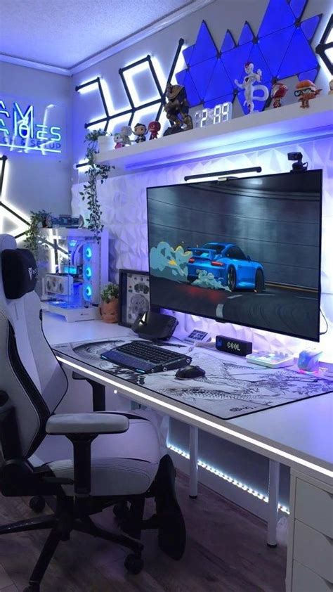 Gameing Room Background Wallpaper Pc Laptop Home Office Setup Game Room Decor Wallpaper Pc