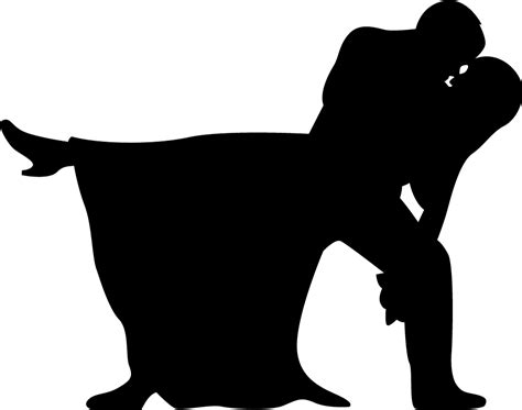 躺在床上做爱剪影贴纸 Tenstickers