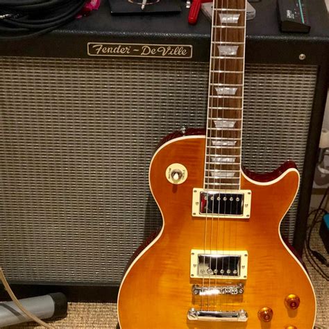 Gibson Chibson Les Paul Standard Greeny Moore In Dy7 Staffordshire Für