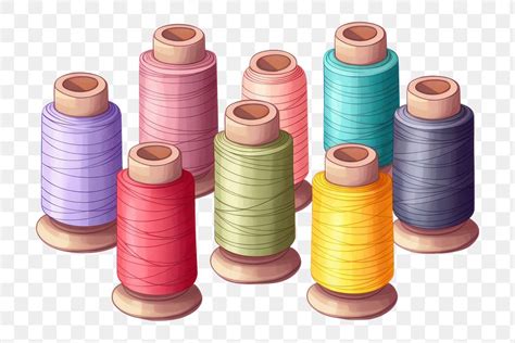 Png Cartoon Sewing Thread Arrangement Free Png Rawpixel