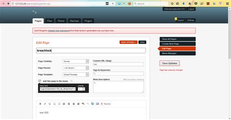 Stored Xss In Getsimple Cms · Issue 1297 · Getsimplecmsgetsimplecms