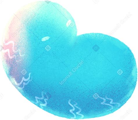 부드러운 파란색 흐림 Png Svg