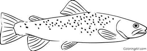 Trout Coloring Pages Fish Coloring Page Puppy Coloring Pages