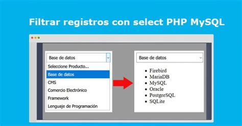 Filtrar Registros Con Select Y Options Php Mysql Baulphp