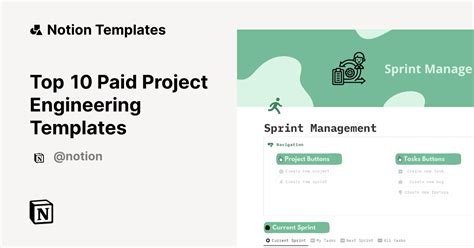 Top 10 Paid Project Engineering Templates Notion Template Marketplace